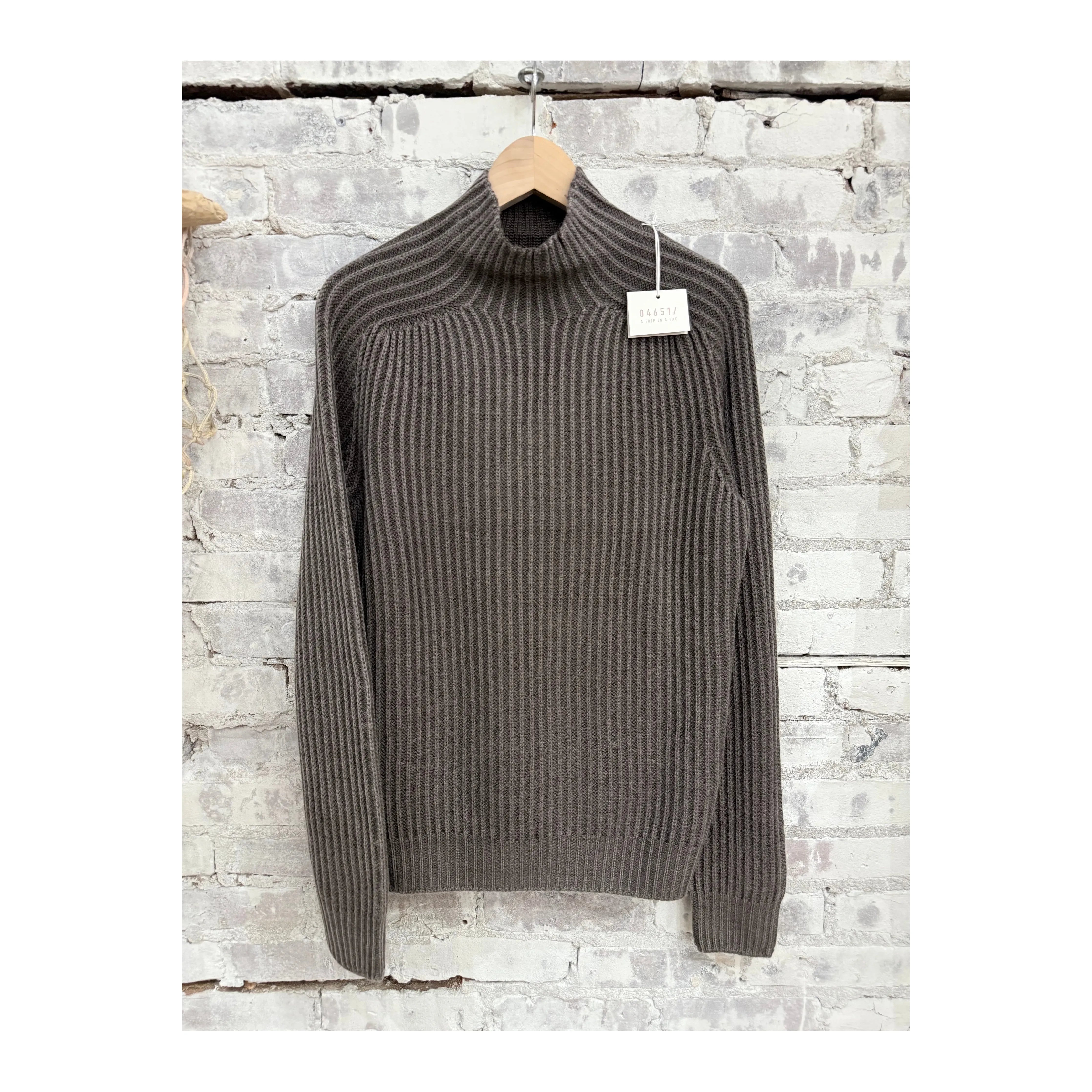 Foggy Mock Jumper - Taupe | DUNE + SALT